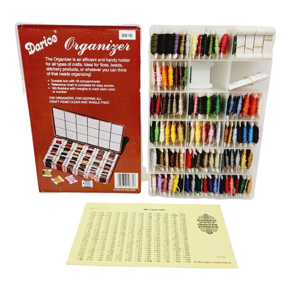 Darice | Office | Darice Floss Organizer 97 Numbered Colors Of Floss ...